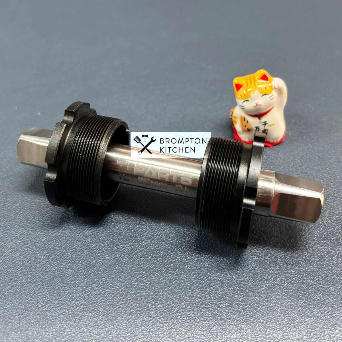 Ti Parts Workshop Titanium Square Taper Bottom Bracket (118.5mm) – Brompton Kitchen