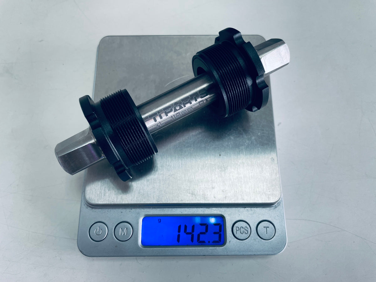 Ti Parts Workshop Titanium Square Taper Bottom Bracket (118.5mm) – Brompton Kitchen