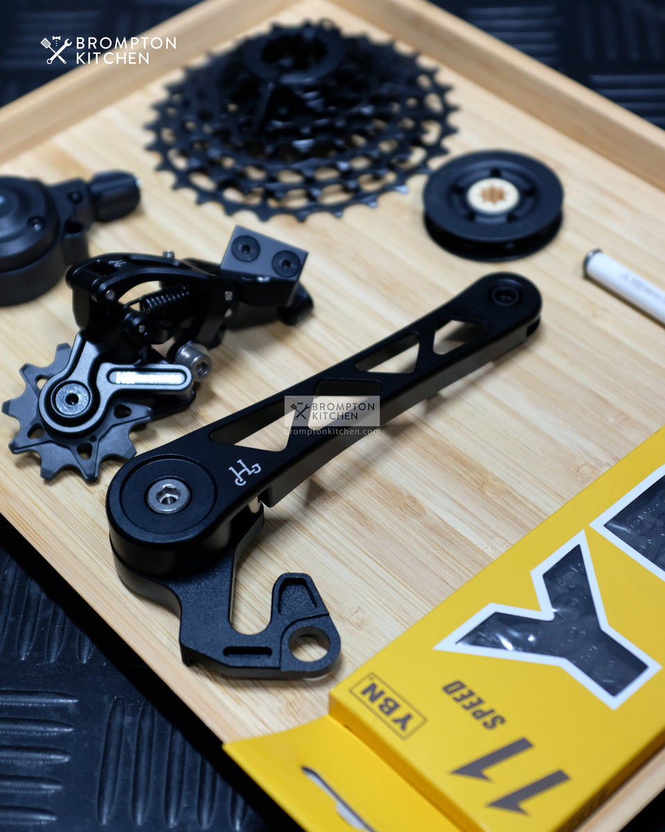 H&H 7 speed 11-28T upgrade kit V4/P&T line/STD Tensioner/SQT shifter R ...