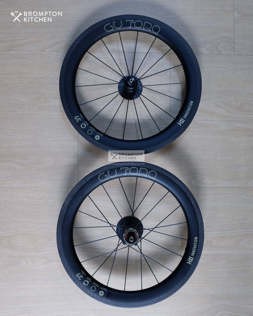 H&H Gu TorQ 349 Carbon wheelset – Brompton Kitchen
